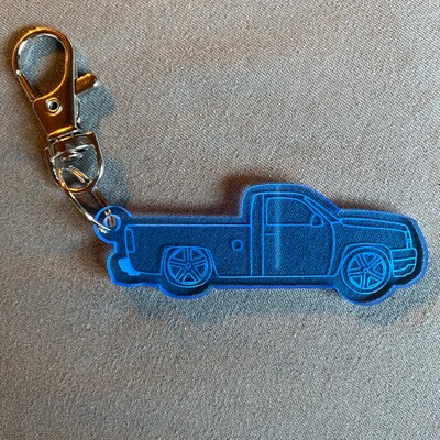 Custom Car Acrylic Keychain - Etsy