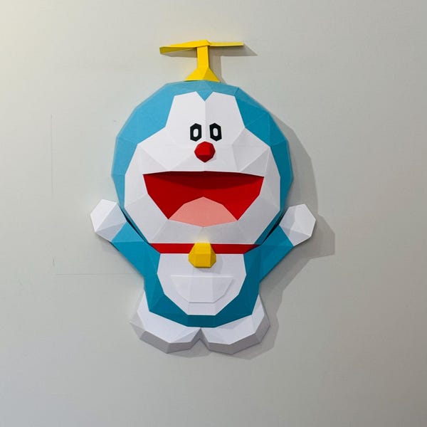 LABUBU DOLL Papercraft 3D DIY Paper Puzzle Template - Etsy