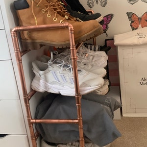 Copper Shoe Rack - Etsy