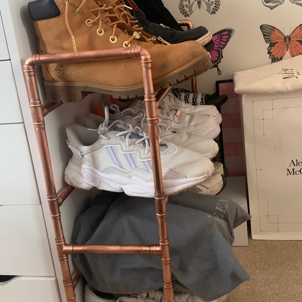 Copper Shoe Rack - Etsy