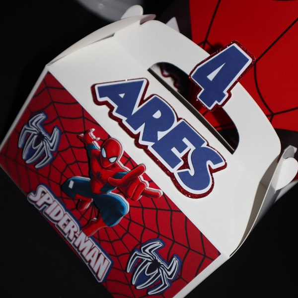 Superhero Treat Box, Superhero Favor Box, Superhero Party Decorations ...