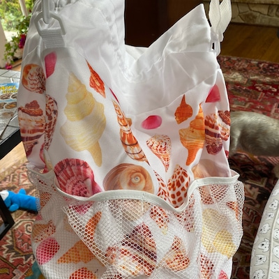 Seashell Shelling Bag Beach Bag With Shells of Southwest Florida Gulf ...