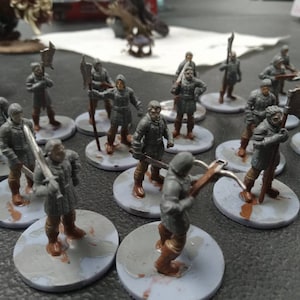 9PC Village Guards, Dnd Miniature Guards for Table Top Games, Wargames ...