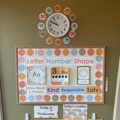 Modern BOHO RAINBOW Classroom Decor Complete Bundle - Etsy