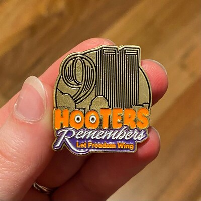9/11 Hooters Remembers let Freedom Wing Memorial Pin Replica - Etsy