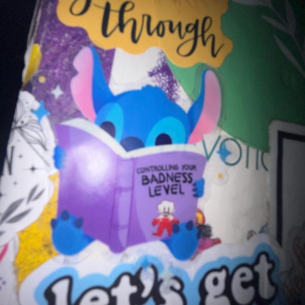 Reading Experiment 626 Transparent Disney Laptop Stickers/ Lilo and ...