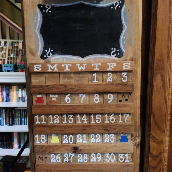 Personalized Calendar Tiles - Etsy