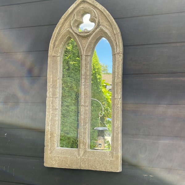 Fabulous Gothic Church Garden Window Mirror - Etsy