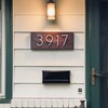 Outdoor House Number Plaque, Number Sign, Wood Address Numbers, Address ...