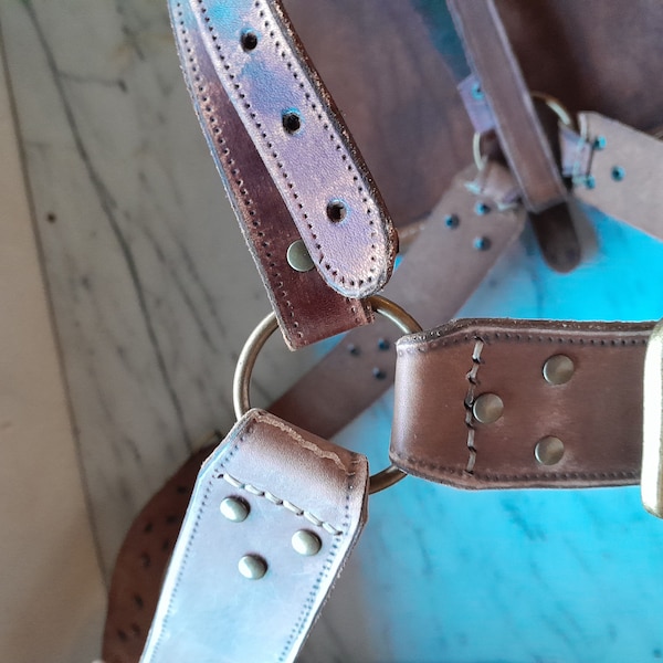 Leather Pattern DIY Witcher LARP Leather Baldric Rogue Chest Belt ...