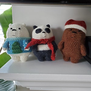 We Bare Bears Bear Stack Crochet Pattern PDF | Etsy