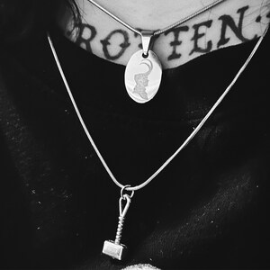 Clavicula Nox Necklace Symbol Charm Pendant Dragon Rouge | Etsy