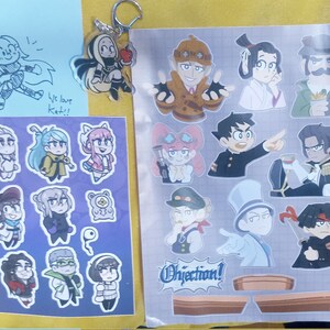 FF6 Character Sprites Vinyl Sticker Sheet - Etsy