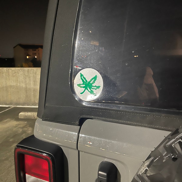 Reflective Ohio State Buckeye Leaf Award - Etsy