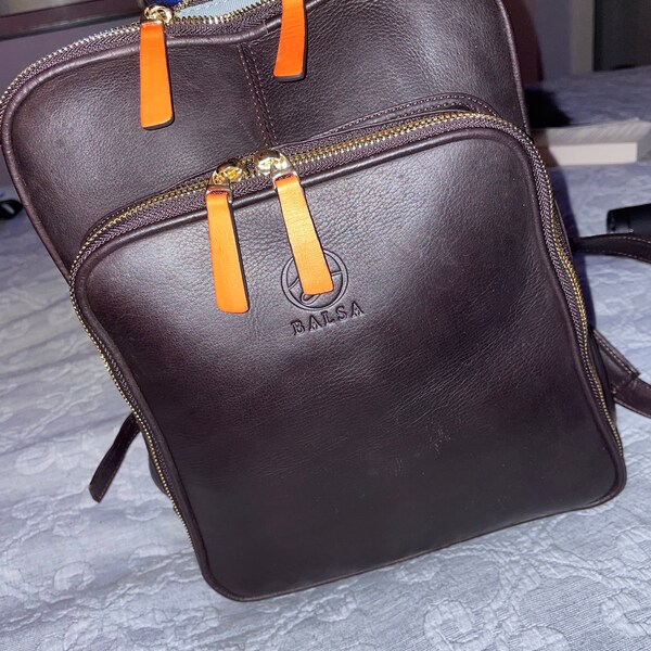 XL VERSION of Our Paris Leather Backpack Purse in Tan, Black and Brown ...