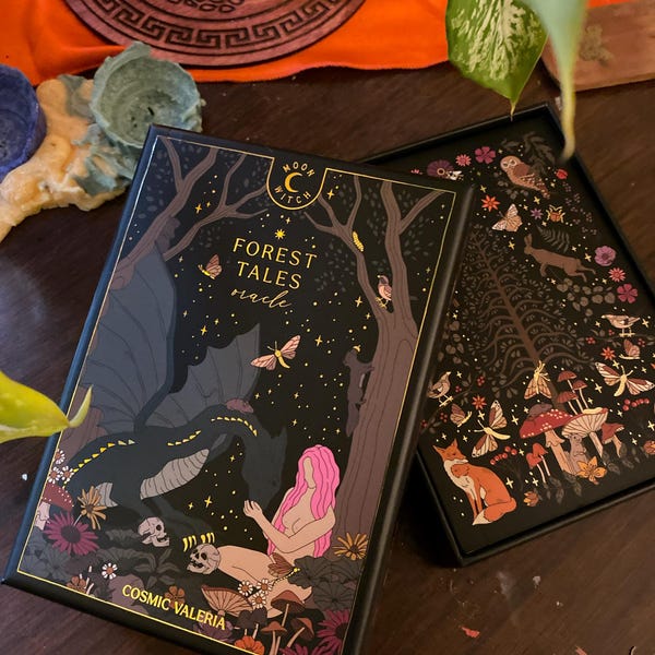 Forest Tales Oracle Deck - Moon Witch Series - Etsy