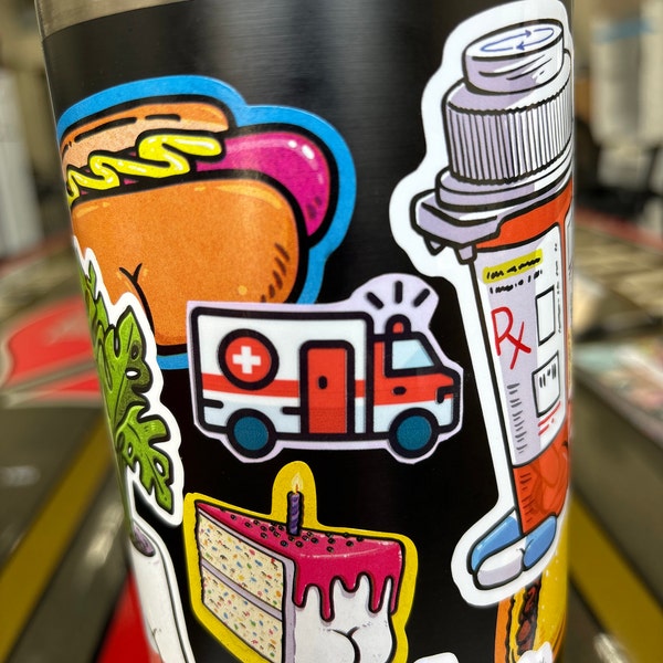 Rollin With the Homies Police Fire Ambulance Sticker, Gothic First ...