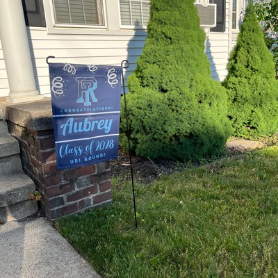 Custom College Bound Yard Flag, Custom College Sign, College Garden ...