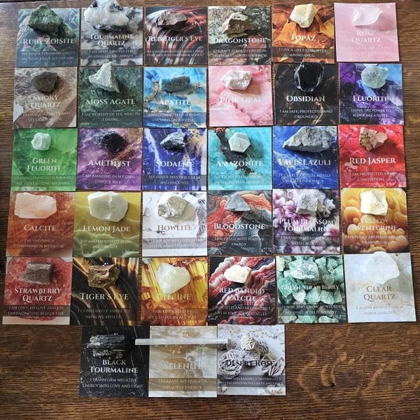 Beginner Crystal Kit: Healing Crystals Collection | Authentic Natrual ...