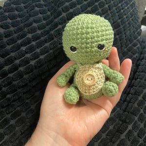 PATTERN: Timmy the Tiny Turtle Crochet Turtle Pattern Amigurumi Baby ...