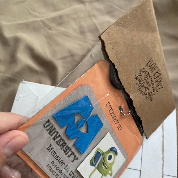 MONSTERS UNIVERSITY ID Tags - Etsy