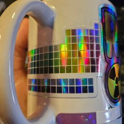 Sticker // Vinyl Holographic Periodic Table, Science Art 3 Inches ...