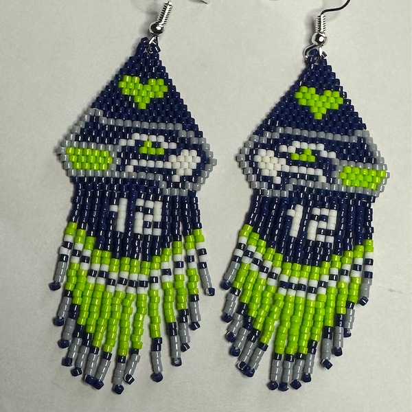 Original Seahawks Bead Loom Pattern by Viki Clasper - Etsy