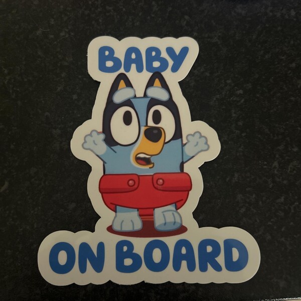 Bluey Inspired Lawyer Vinyl Sticker - Etsy