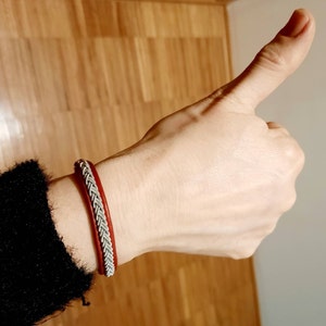 Swedish Sami Bracelet of Pewter Thread With 4 % Silver and - Etsy