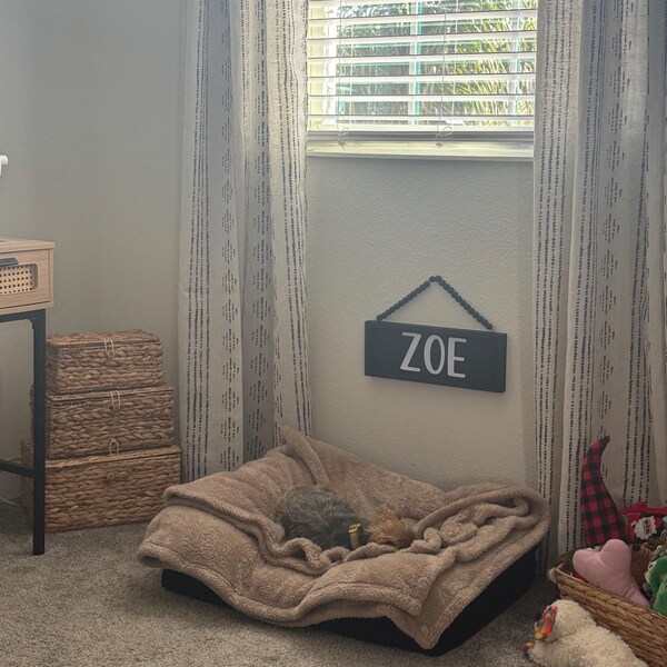 Personalized Pet Sign, Custom Text Hanger, Custom Pet Sign ...