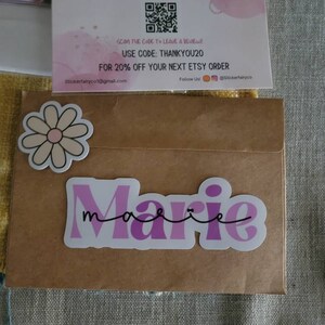 Custom Teacher Gift Teacher Name Sticker Personalized Teacher Sticker ...