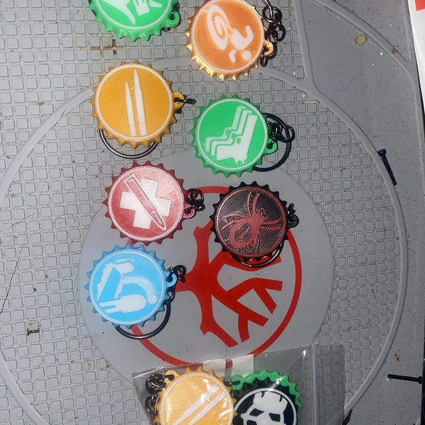 COD Zombies Power up Keychains - Etsy