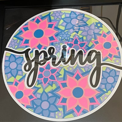 3D SPRING SVG Shadow Box SVG for Cricut for Silhouette - Etsy