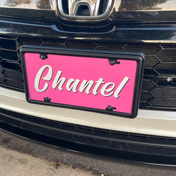 Custom License Plate Personalized Plate | Custom Car Tags | 20 Colors ...