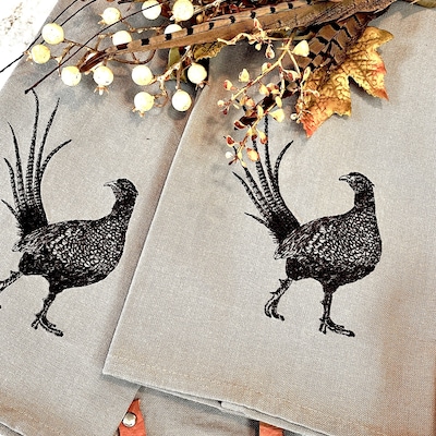 Pheasant Machine Embroidery File, Sketched Style. 4 Sizes, 7 File ...