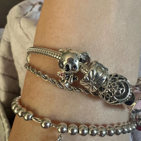 New Pandora Rose™ Gold Pink Daisy Flower Dangle Pendant Charm ...