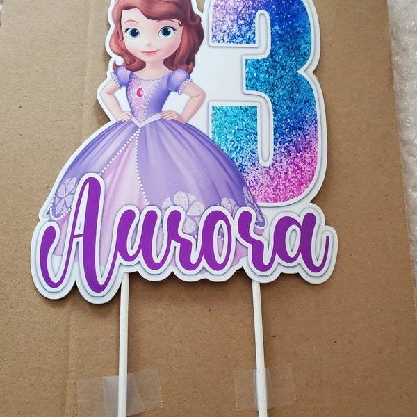 Princess Sofia Cake Topper - Etsy