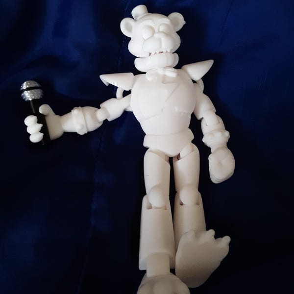 Glamrock Freddy W/microphone Adjustable Mouth - Five Nights at Freddy's ...