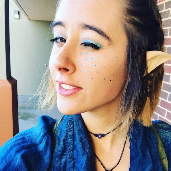 Custom Painted Elf Ears for Hobbit Pixie Dalish Fairy Costumes and ...