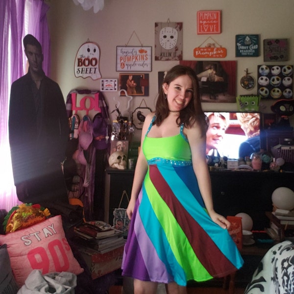 Jenna Rink Dress: 13 Going on 30 Inspired, Swarovski Rhinestone Lycra ...