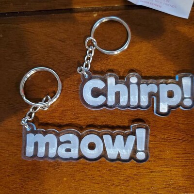 Maow Keychain - Etsy