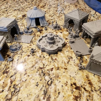 Sci Fi Mini Set 7 62pc Novus Landing Set Mini Miniatures Player ...
