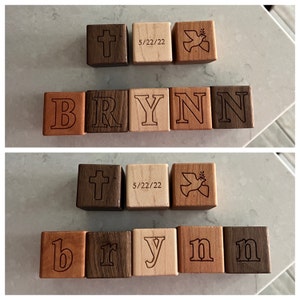 26-piece PICTURE ALPHABET Block Set Natural Wooden Toy - Etsy