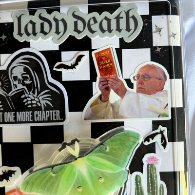 Zaddy Inspired Waterproof Vinyl Sticker, Book Laptop Decals, Water ...