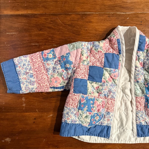 Baby Coast Coat PDF Sewing Pattern: Beginner Quilt Jacket, Newborn-7 ...