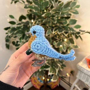 Little Chickadee Written Crochet Pattern Realistic Bird Crochet Pattern ...
