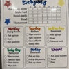Younger Kids Chore Chart Digital Download - Etsy Canada