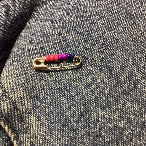 Minimalist PRIDE Pin, .75inch Safety Pin - Etsy