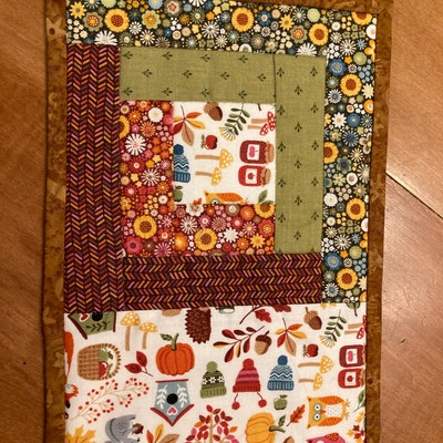 Log Cabin Mug Rugs Pattern - Etsy