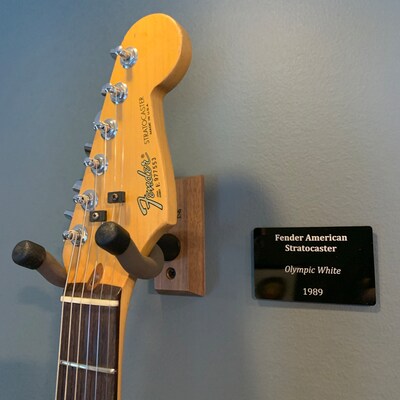 Personalized Gallery Wall Artist Placards Black Wall Placards Custom ...